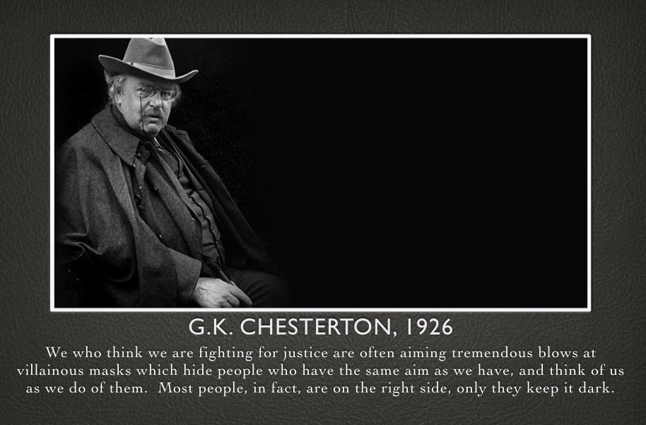 The Humanism of G.K. Chesterton (Meme) | Stormfields